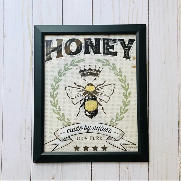 Handmade | Art | Handmade Honey Bumble Bee Frame Decor | Poshmark